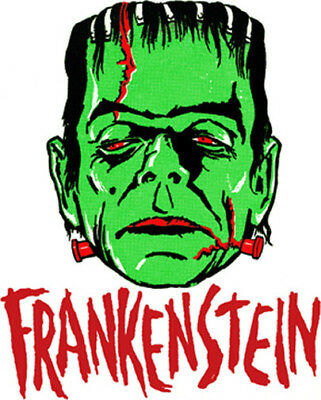 FRANKENSTEIN • Mani-Yack Iron-On Transfer • Classic Retro Monster Desi ...