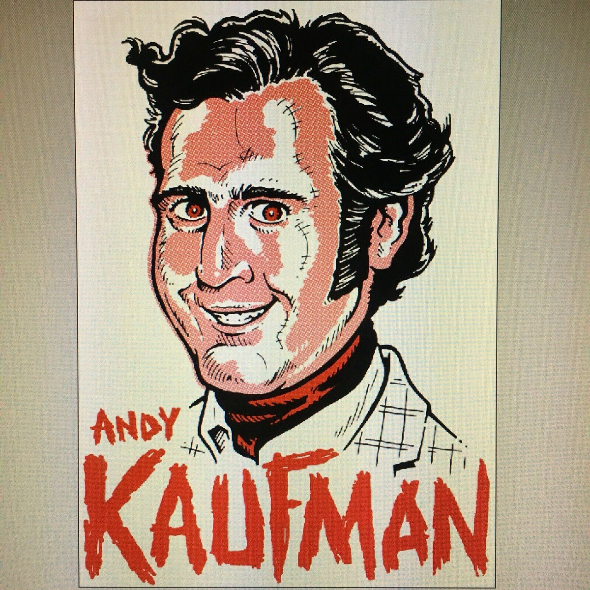 ANDY KAUFMAN • Iron-On Transfer • Retro MANI-YACK Design!!! – Mani-Yack ...