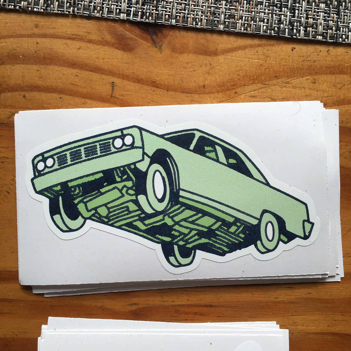 REPO MAN - CHEVY MALIBU • Custom GLOW Vinyl STICKER!!! – Mani-Yack Monsters